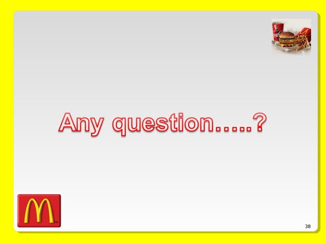 Mc donalds final powerpoint | PPT | Food Industry | Industries