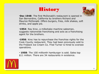Mc donalds final powerpoint | PPT