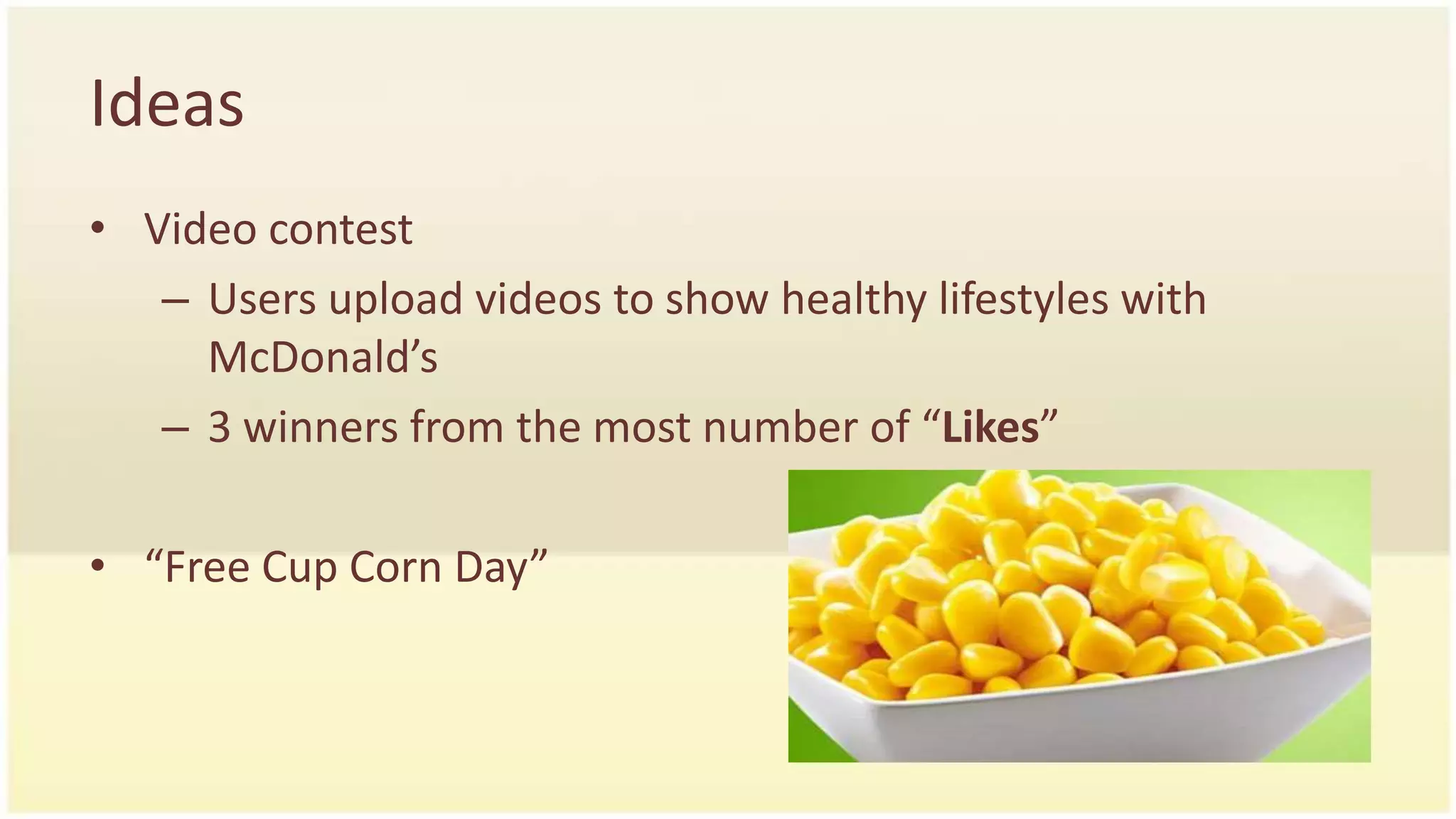 McDonald's presentation slides | PPTX