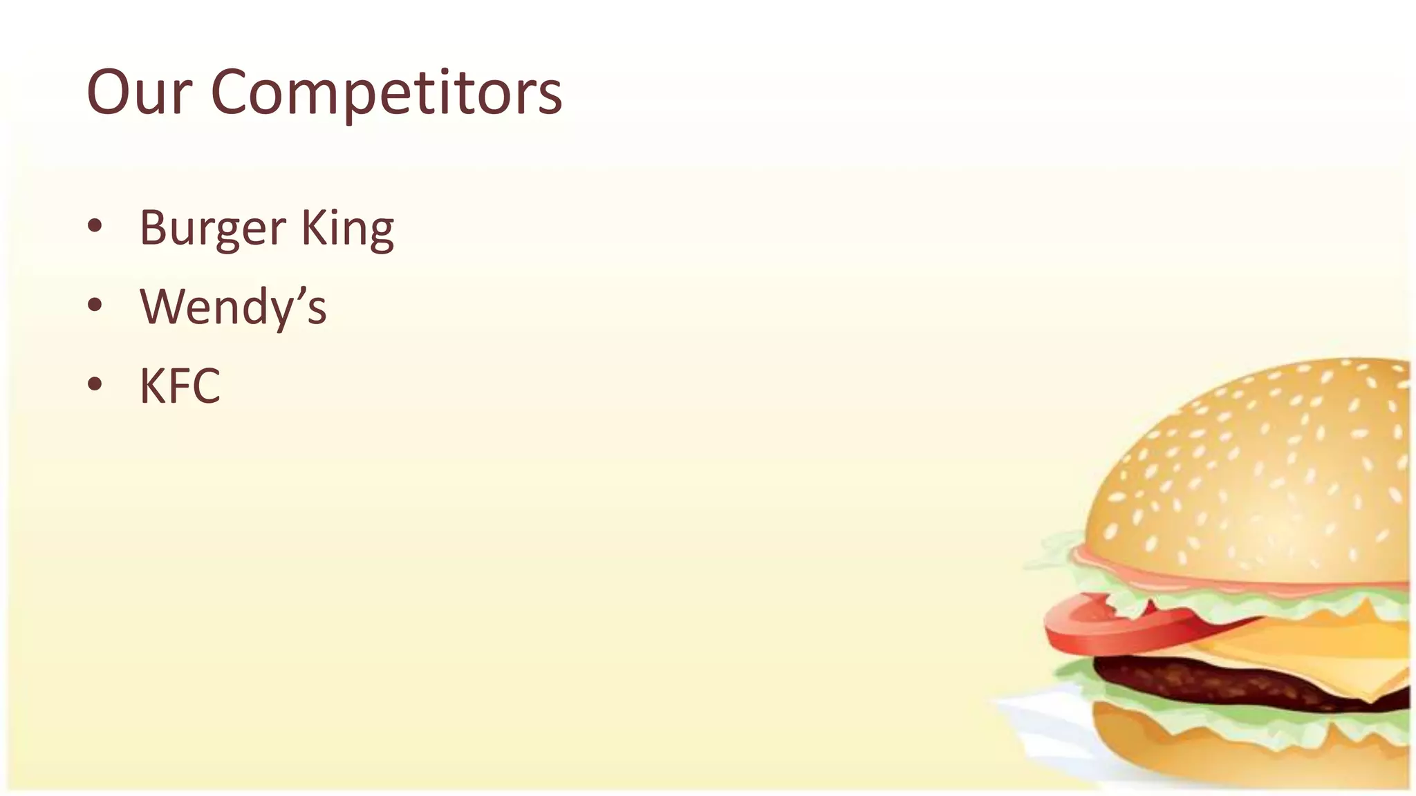 McDonald's presentation slides | PPTX