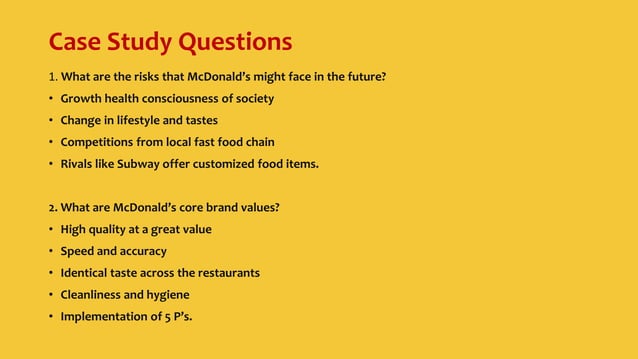 Mc donald's imc case study | PPTX