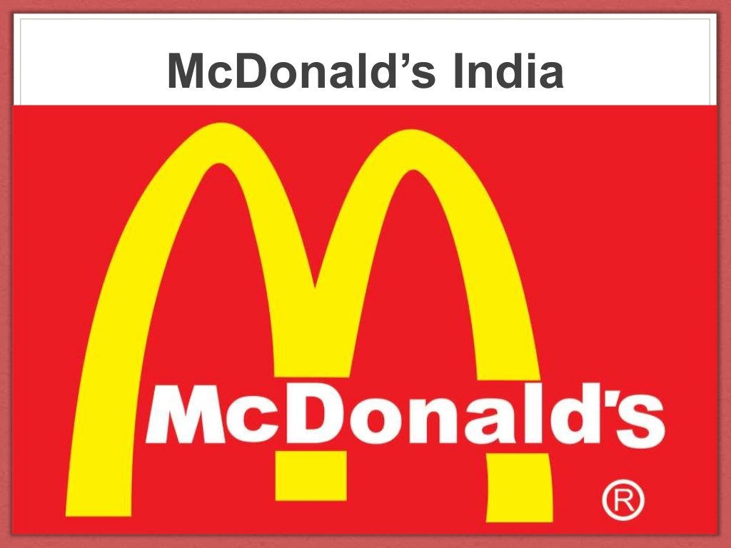 Mc donalds india