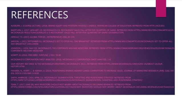 McDonald's Marketing | PPTX | Food Industry | Industries