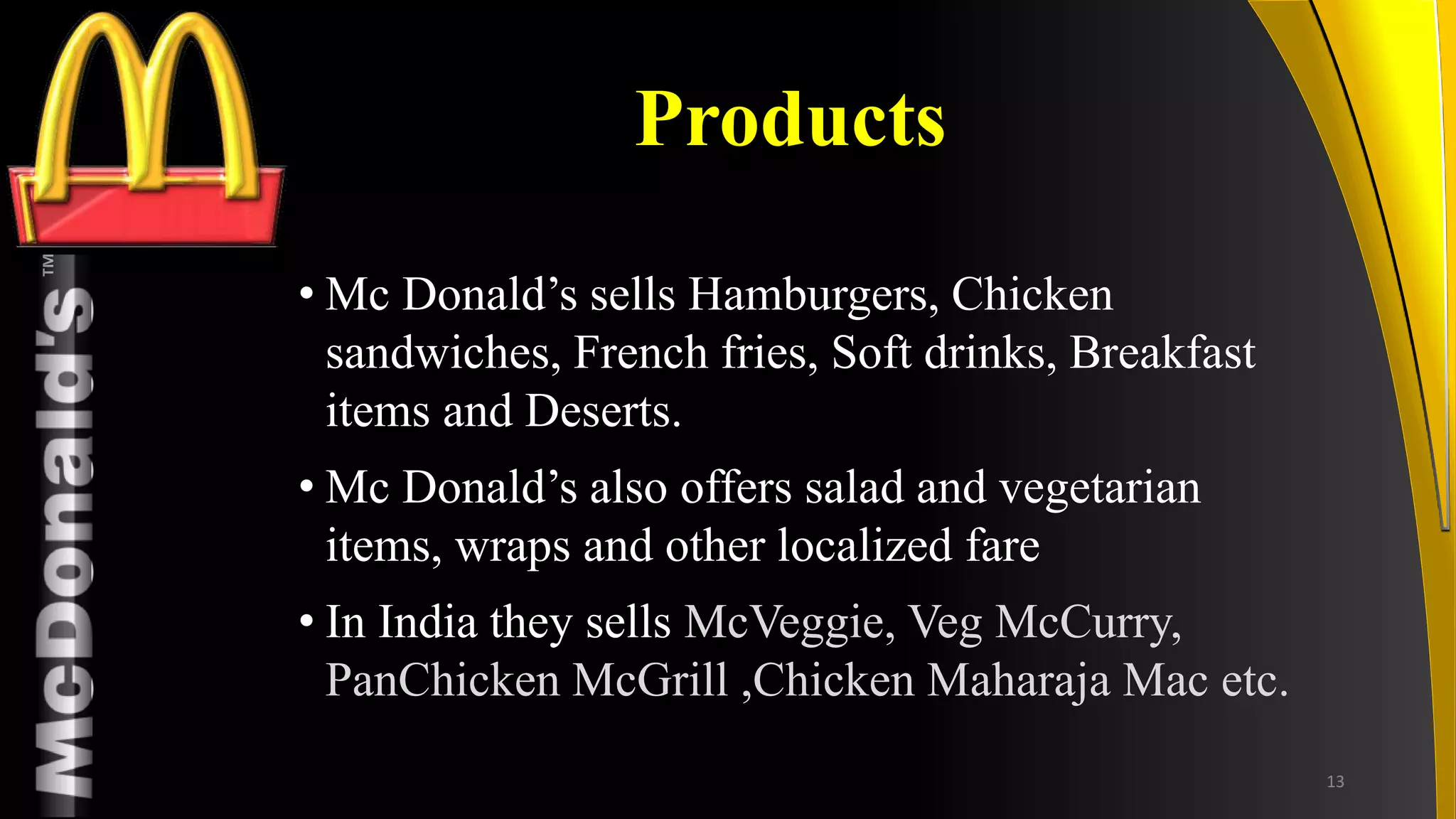 McDonalds - OPERATIONS MANAGMENT | PPTX