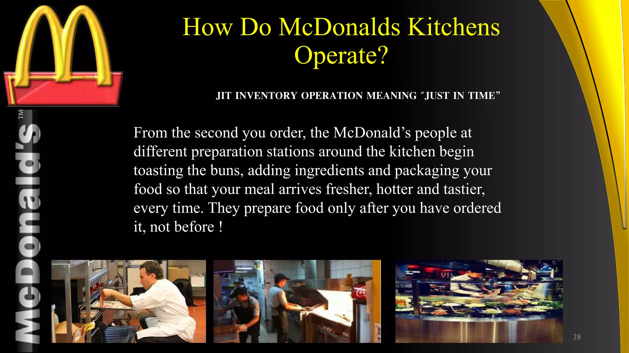 McDonalds - OPERATIONS MANAGMENT | PPTX