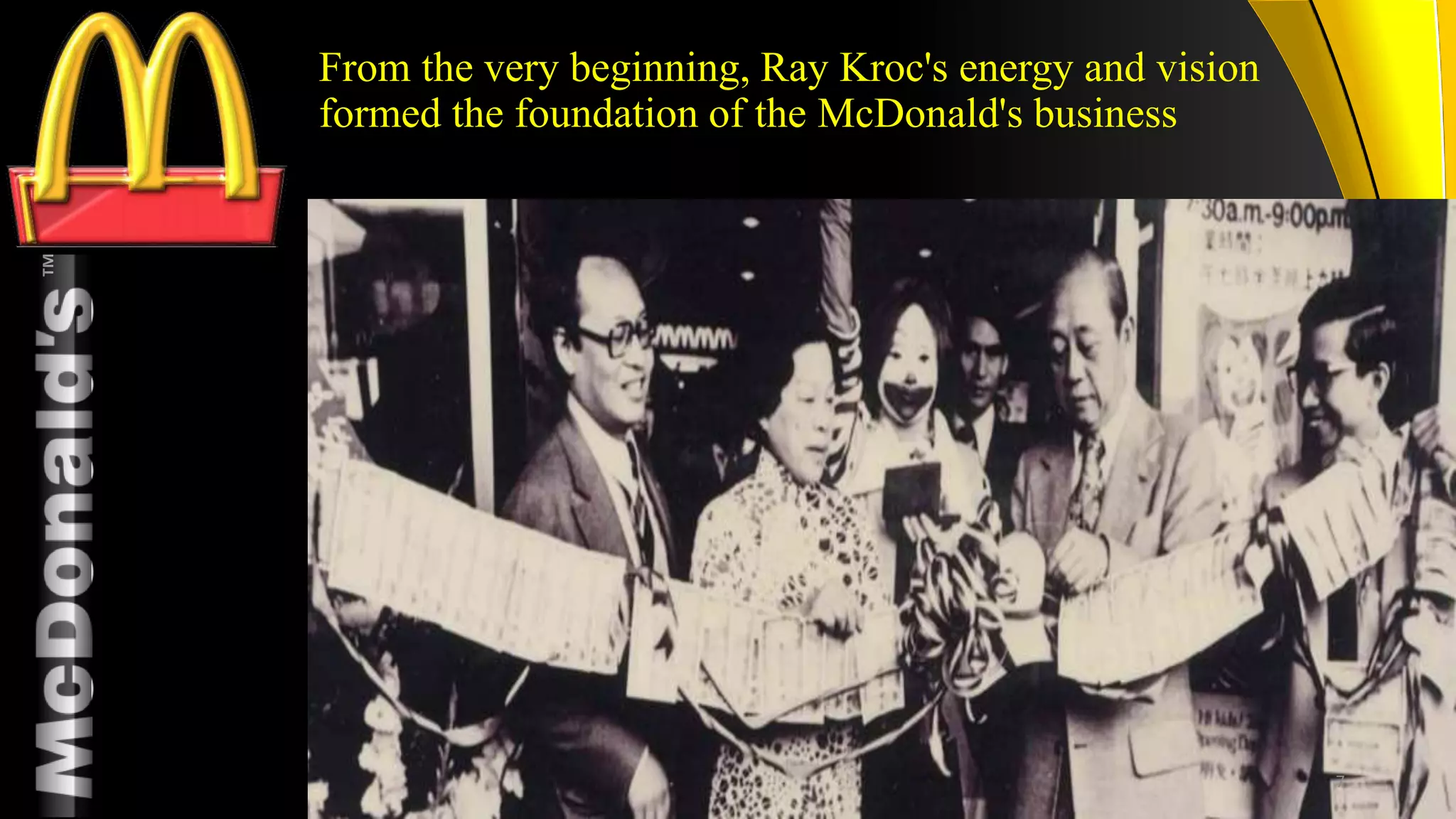 McDonalds - OPERATIONS MANAGMENT | PPTX