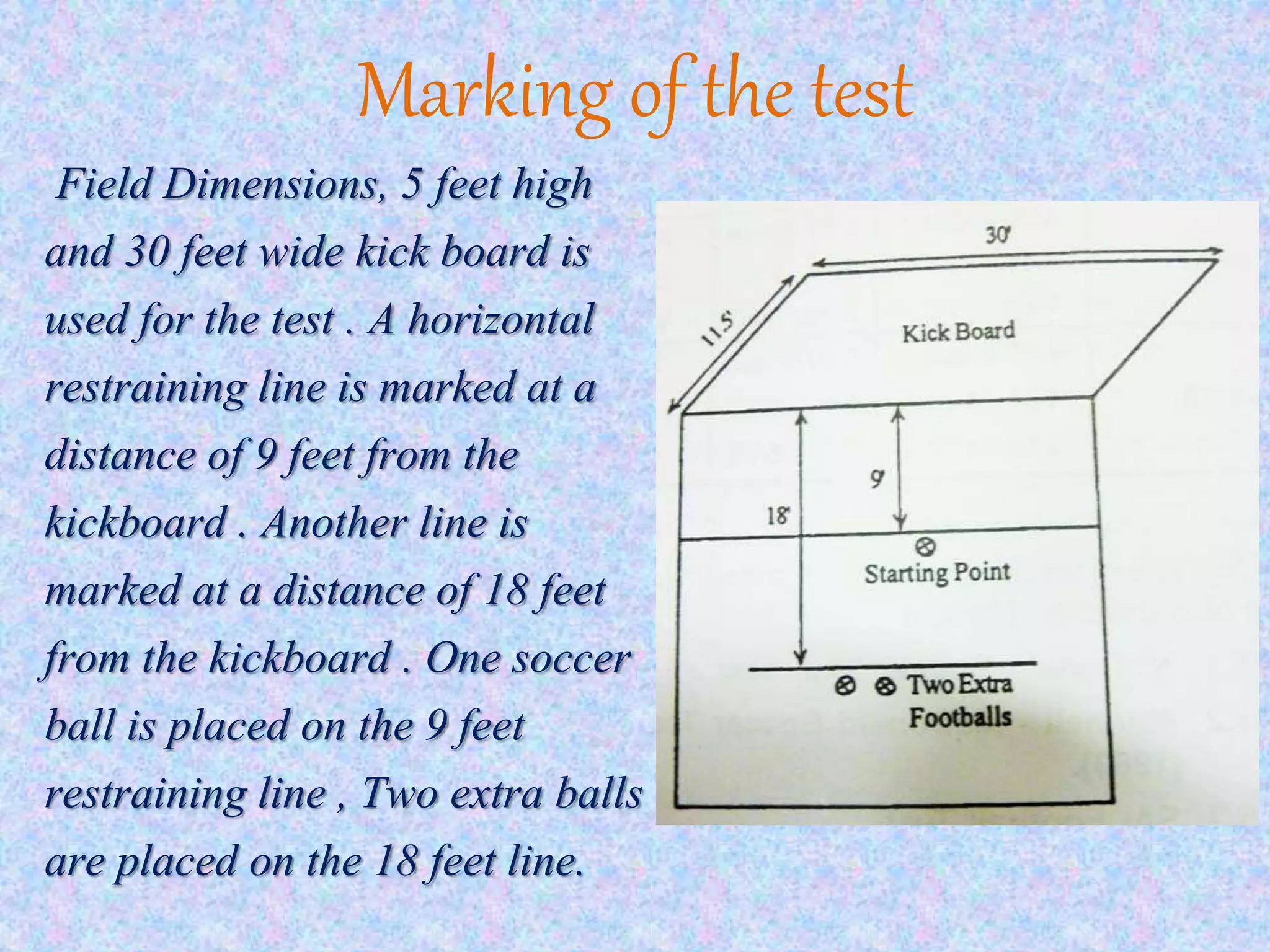 Mc donald soccer test | PPTX