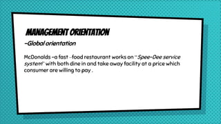 McDonald's orientation | PPTX