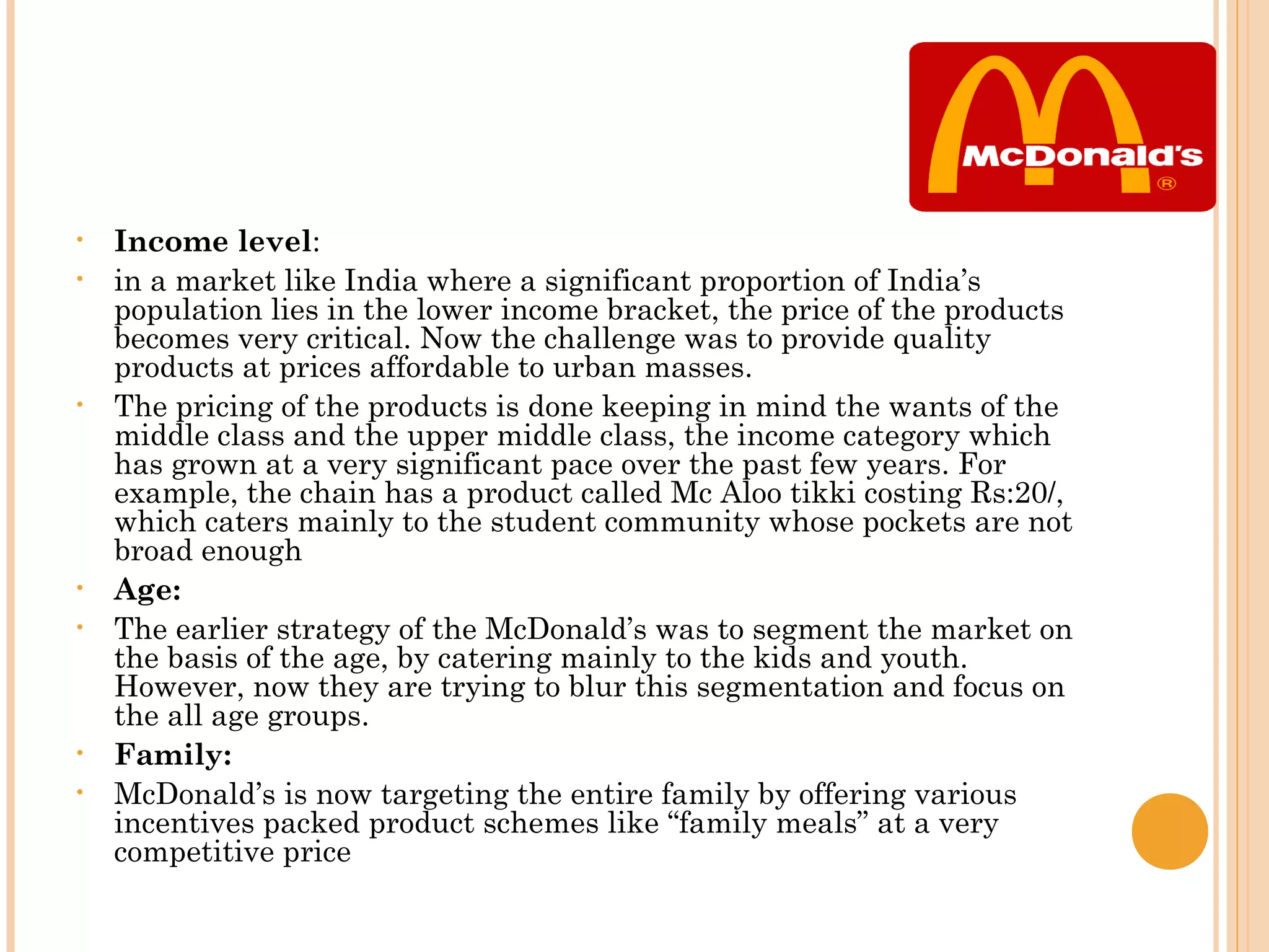 Mc donalds ppt | PPT