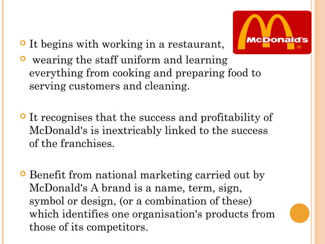 Mc donalds ppt | PPT | Food Industry | Industries