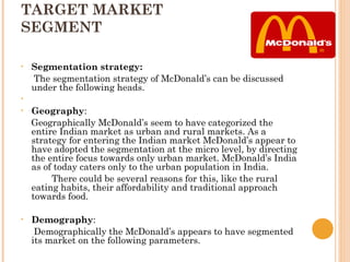 Mc donalds ppt | PPT