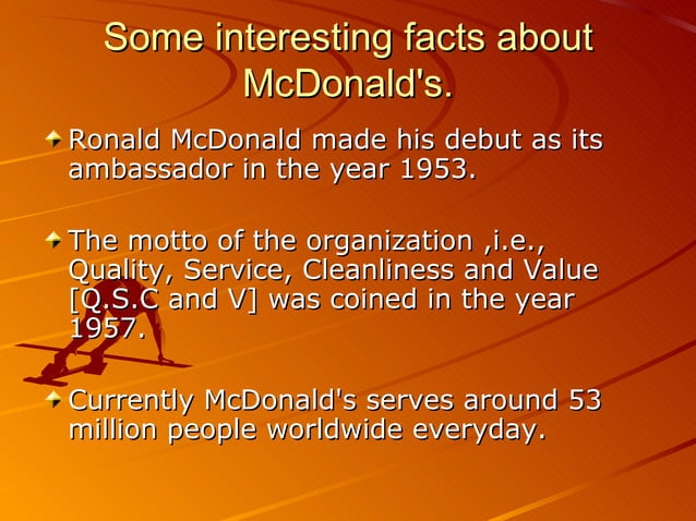 Mcdonalds presentation | PPT | Business | Business and Finance