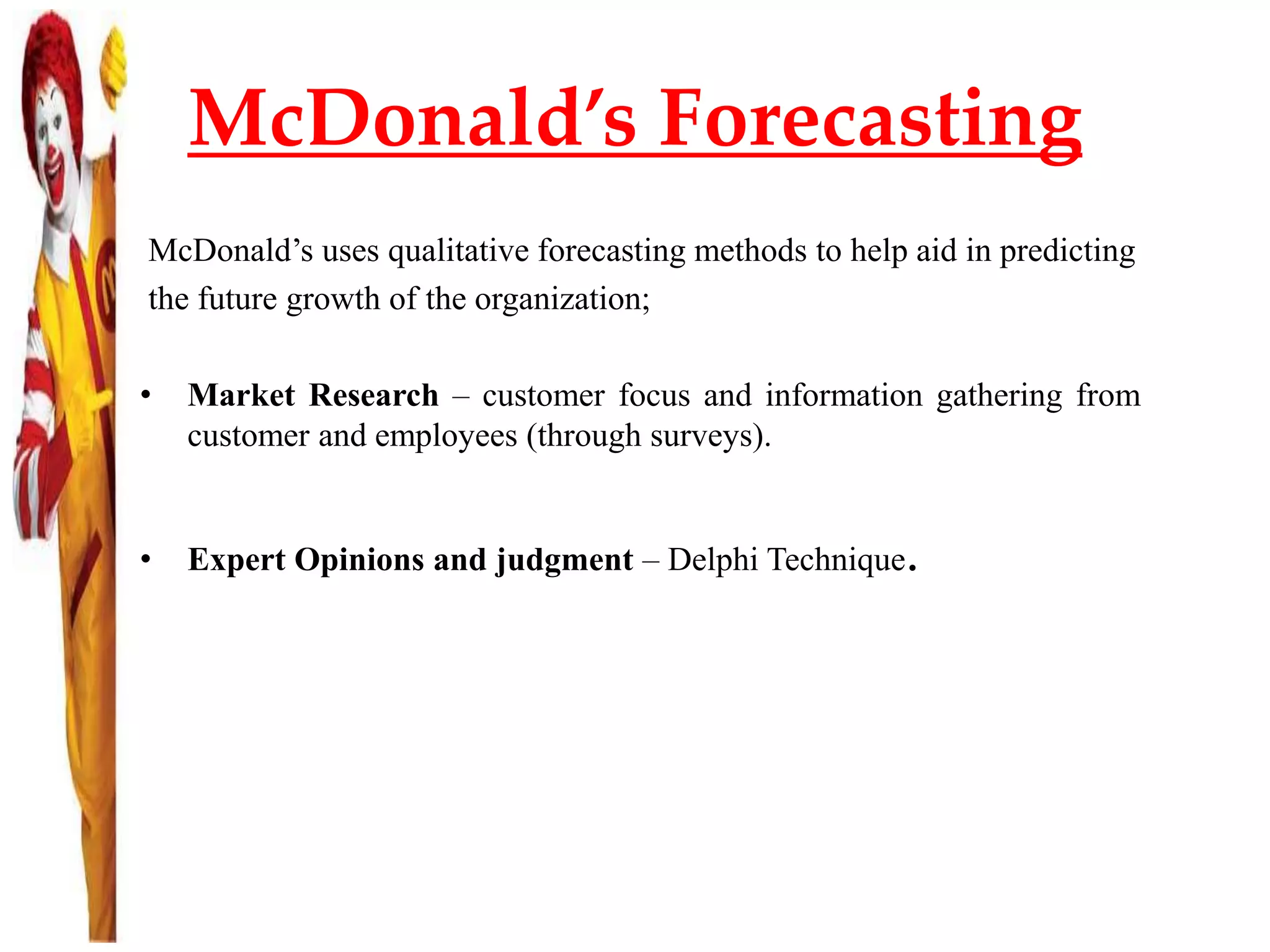 Mc donald's SCM (ppt) | PPTX
