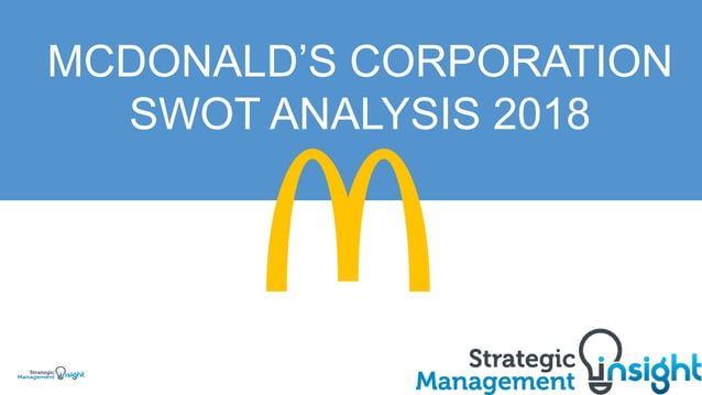McDonald's SWOT Analysis 2018 | PDF