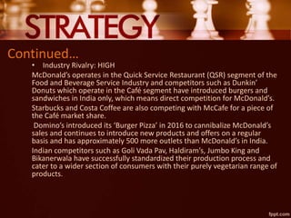 Mc Donald's International Strategy study | PPTX