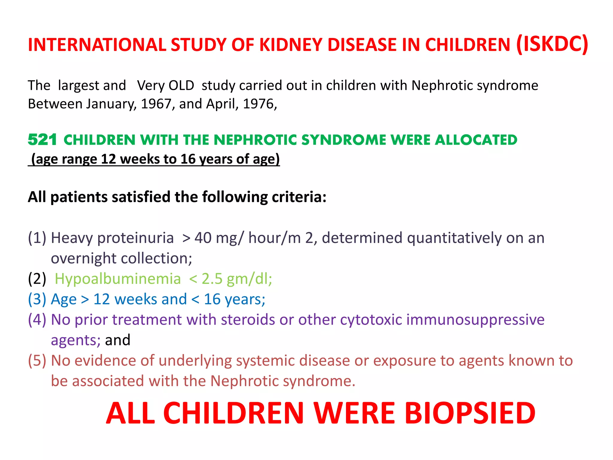 MINIMAL CHANGE DISEASE | PPT
