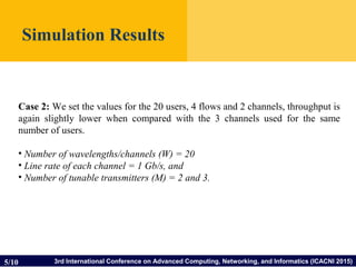MCDRR Packet Scheduling Algorithm for Multi-channel Wireless Networks | PPT