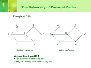 Distributed Topology Control in Mobile Ad-hoc Networks | PPT