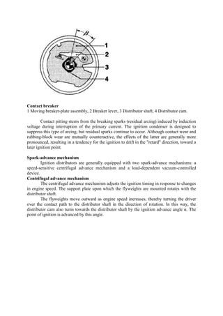 Ignition Engine working operation | PDF