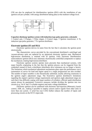 Ignition Engine working operation | PDF