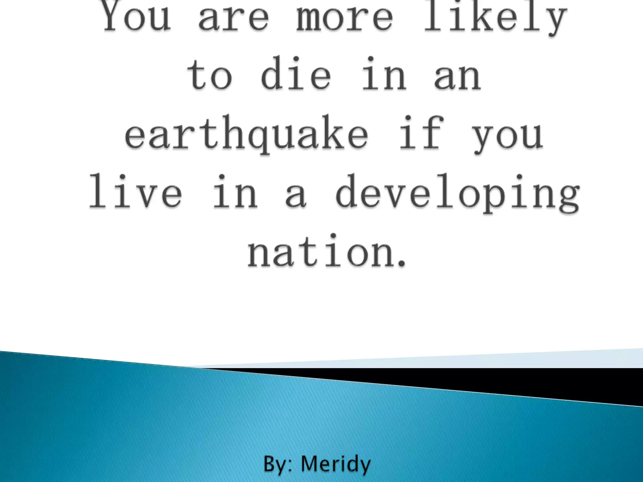 Earthquake Slideshow | PPTX