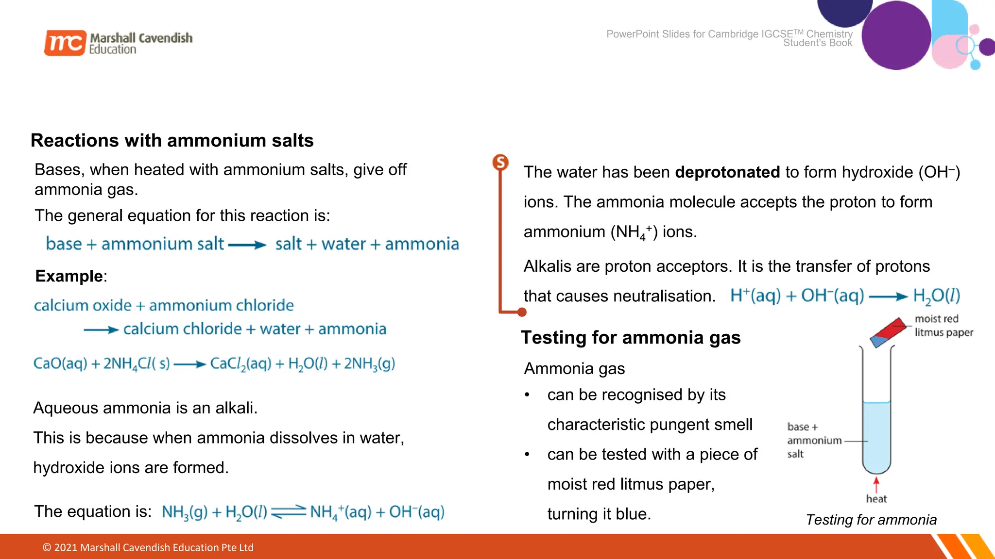 MCE IGCSE Chemistry PPT C12 (Acid Base Salt G-9).pdf | Chemistry | Science