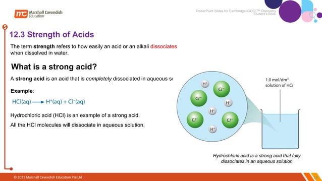 MCE IGCSE Chemistry PPT C12 (Acid Base Salt G-9).pdf | Chemistry | Science