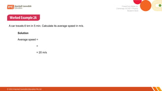 Chapter 2 IGCSE Physics physics concepts including speed, velocity ...