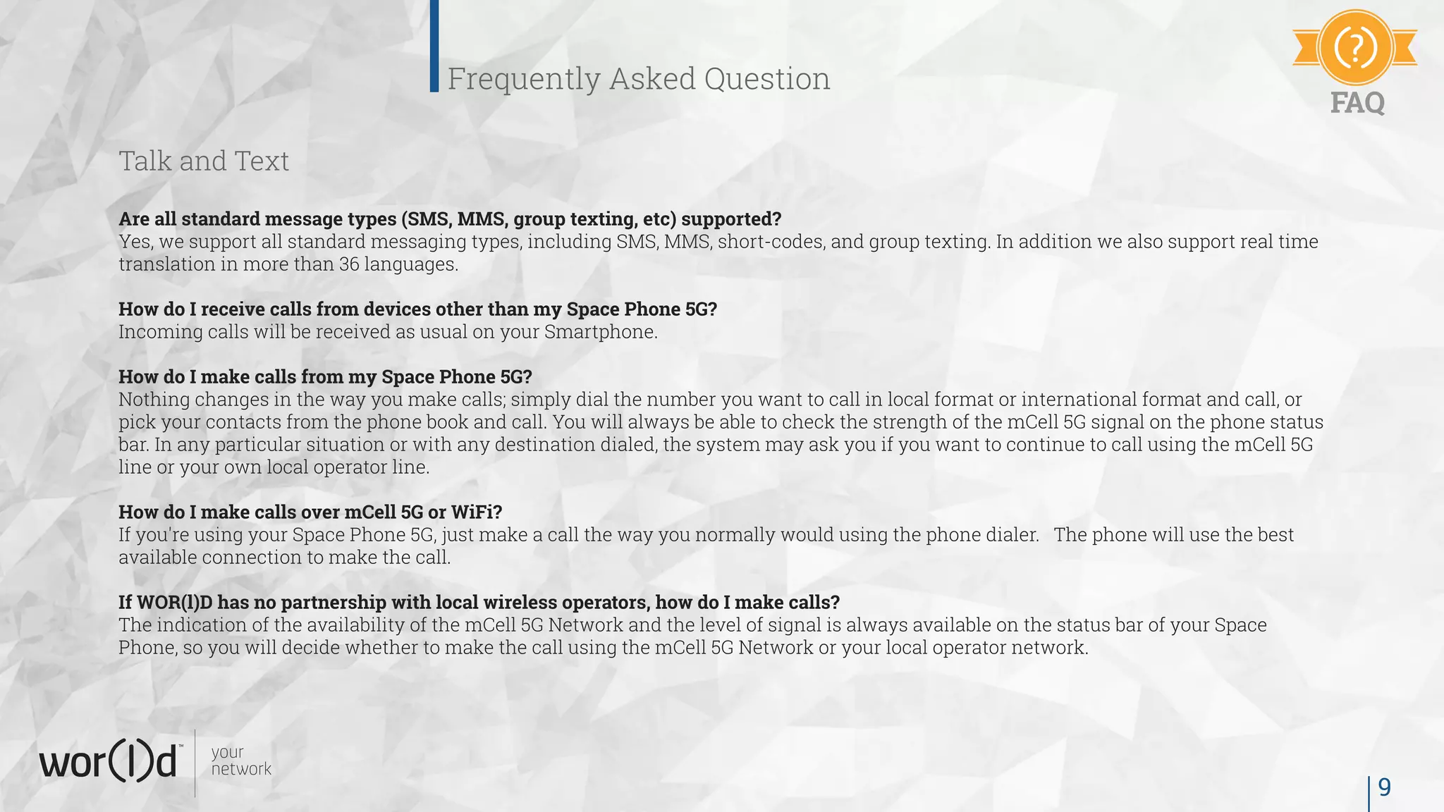 Kaizen MLM - Wor(l)d Tecnology mCell 5G | PPT