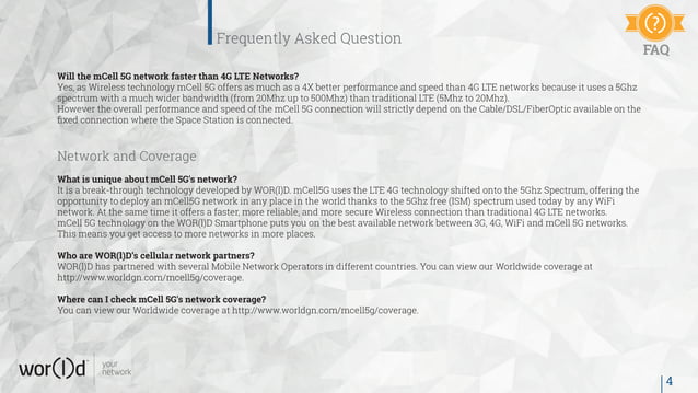 Kaizen MLM - Wor(l)d Tecnology mCell 5G | PPT