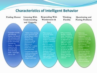 McElroy - Week 4 - characteristics of intelligent behavior | PPT
