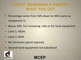 Manufacturing Competitiveness Enhancement Program | PPT