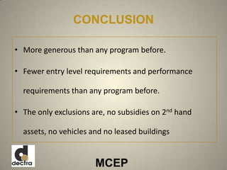 Manufacturing Competitiveness Enhancement Program | PPT