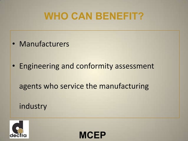 Manufacturing Competitiveness Enhancement Program | PPT
