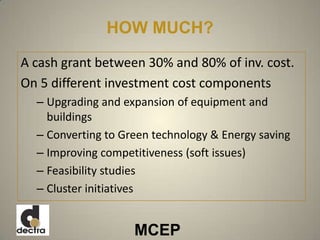 Manufacturing Competitiveness Enhancement Program | PPT