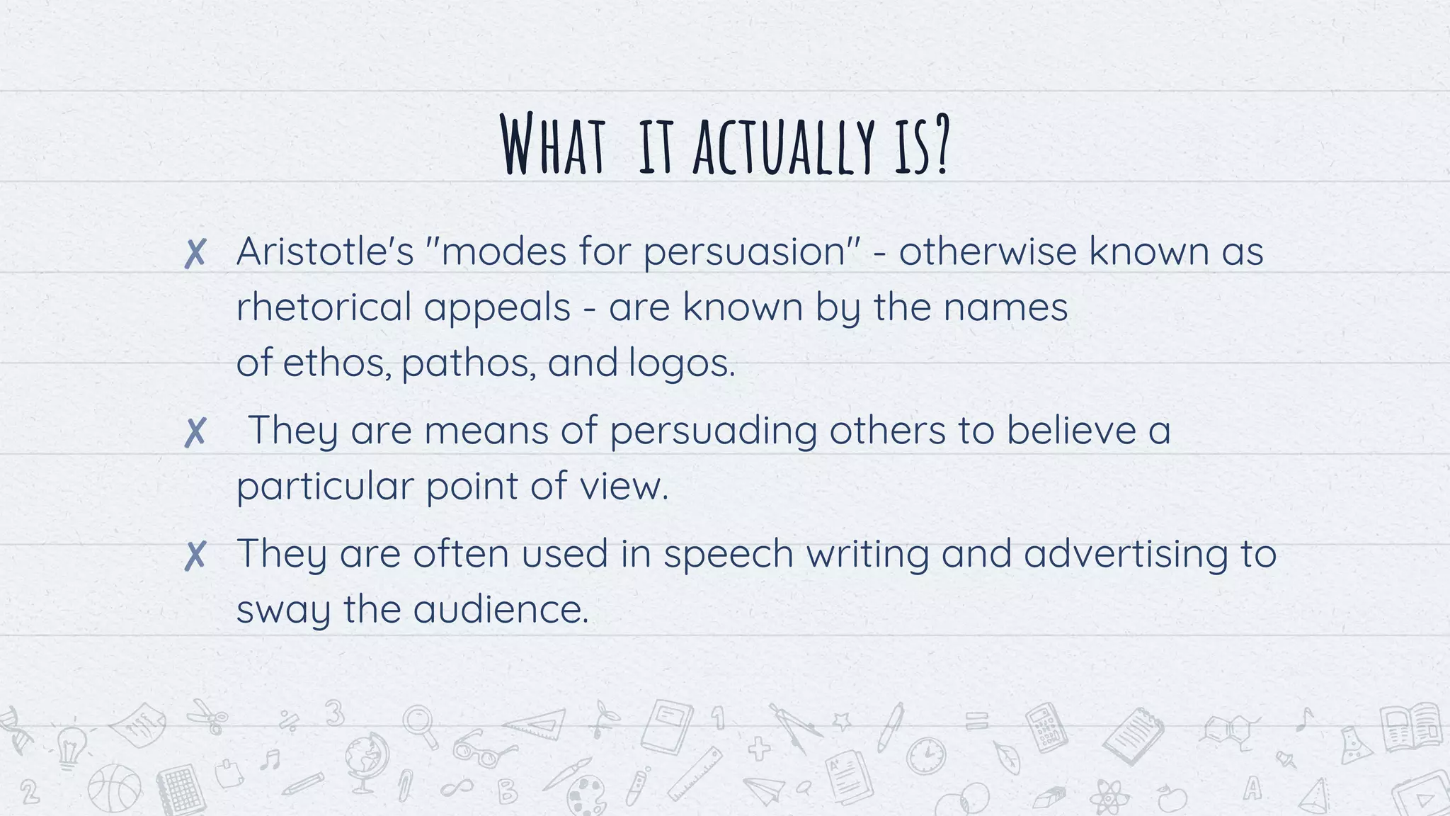 Ethos Pathos Logos | PPTX