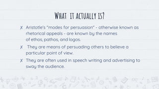 Ethos Pathos Logos | PPTX