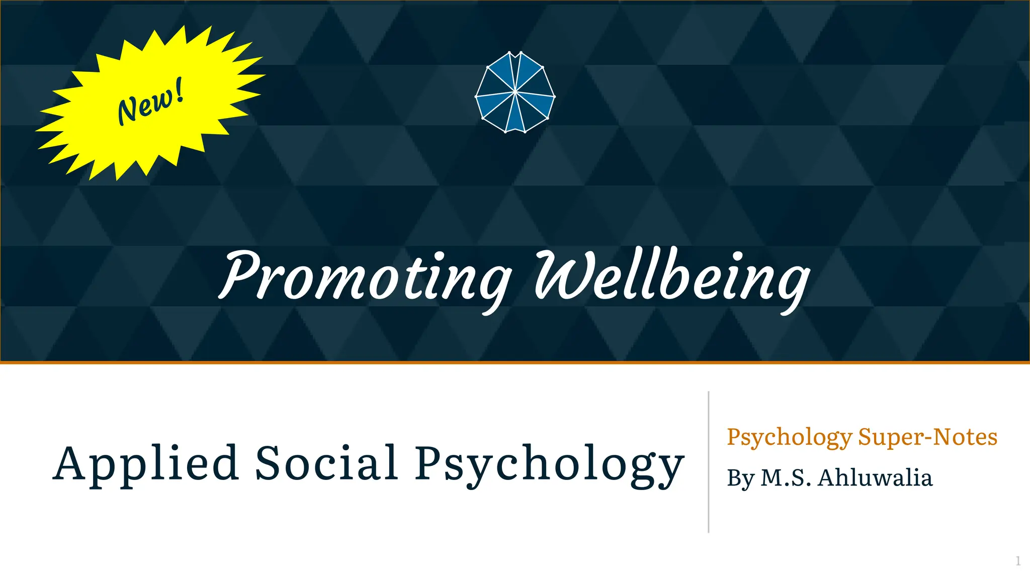 Promoting Wellbeing - Applied Social Psychology - Psychology SuperNotes ...