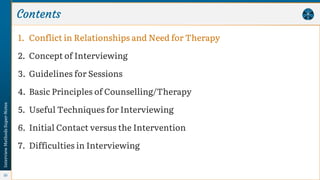 Interview Methods - Marital and Family Therapy and Counselling ...