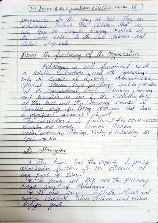 IGNOU Sample Practical File for MCFTE005 Child and Adolescent ...