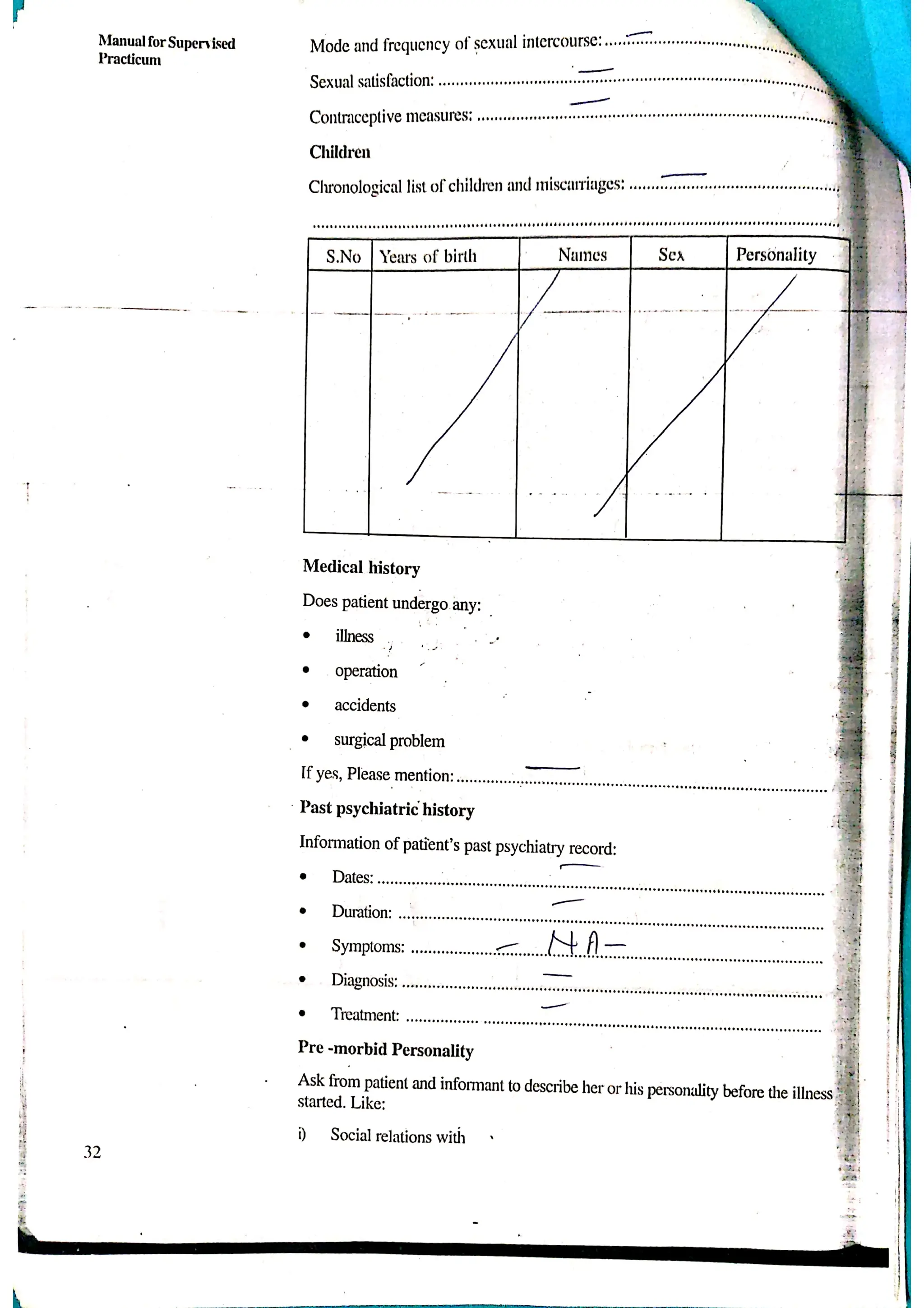 IGNOU Sample Practical File for MCFTL002 Mental Health and Disorders GN ...