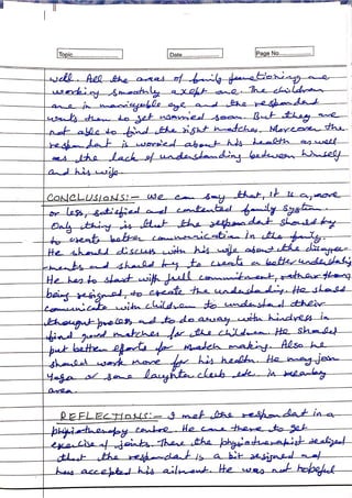 IGNOU Sample Practical File for MCFTL004 Counselling and Family Therapy ...