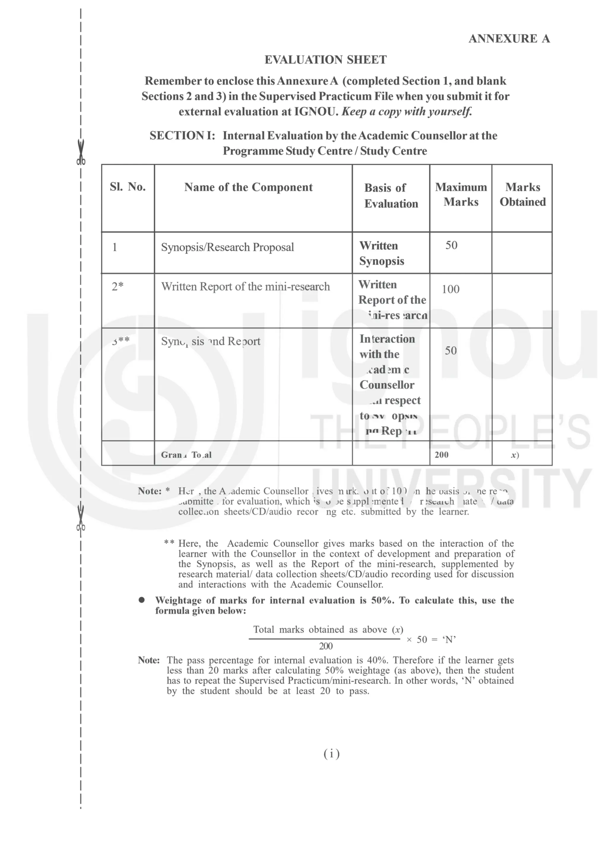 IGNOU Sample Practical File for MCFTL005 Mini Research PKS | PDF