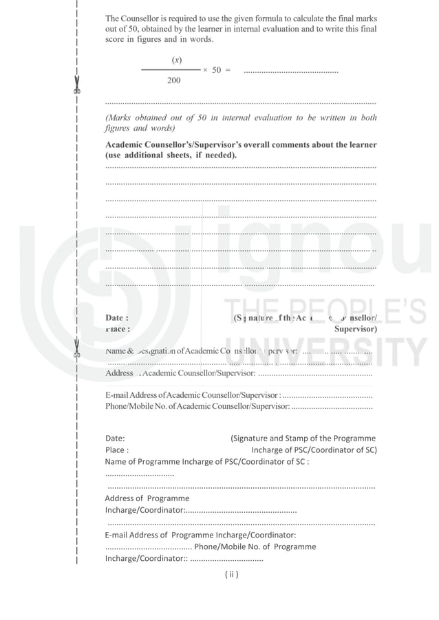 IGNOU Sample Practical File for MCFTL005 Mini Research PKS | PDF