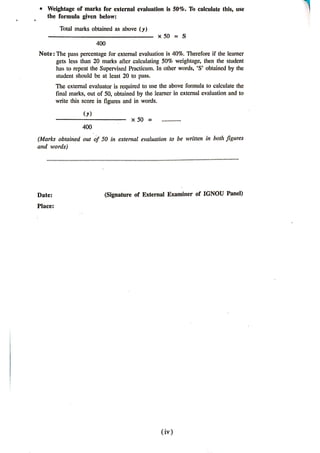 IGNOU Sample Practical File for MCFTL008 Reflective Journal | PDF