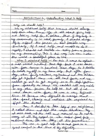 IGNOU Sample Practical File for MCFTL008 Reflective Journal | PDF