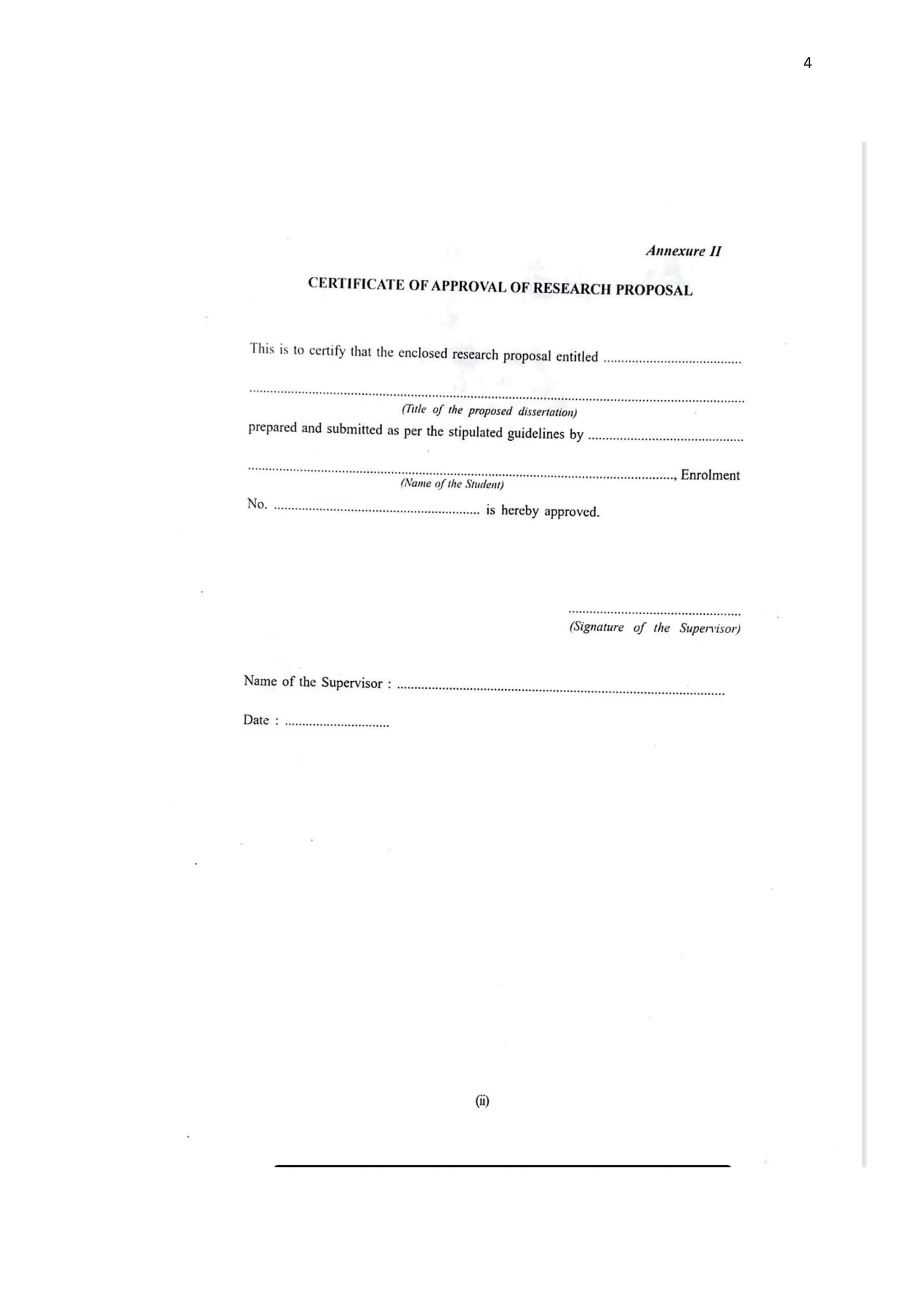 IGNOU Sample Dissertation File for MCFTP002 GB | PDF