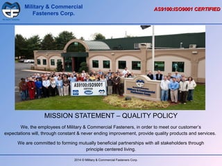 Military & Commercial Fasteners Corp. Virtual Tour | PPT