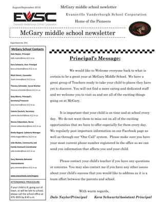 McGary August 2016 NewsLetter | PDF