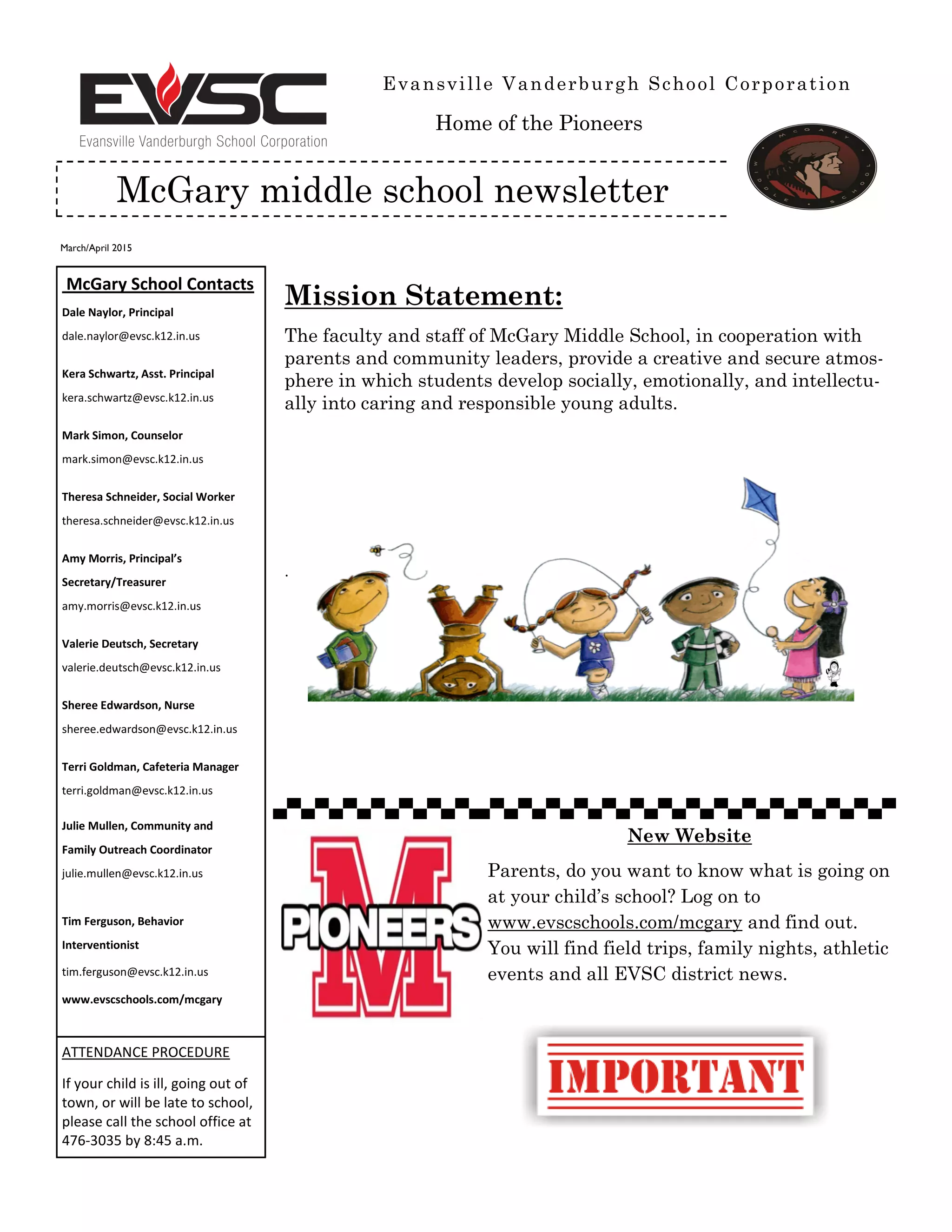 McGary March 2015 Newsletter | PDF